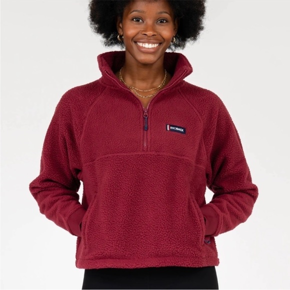 Rhoback | Tops | Rhoback Rivanna Fleece Pullover Burgundywomens Size S ...